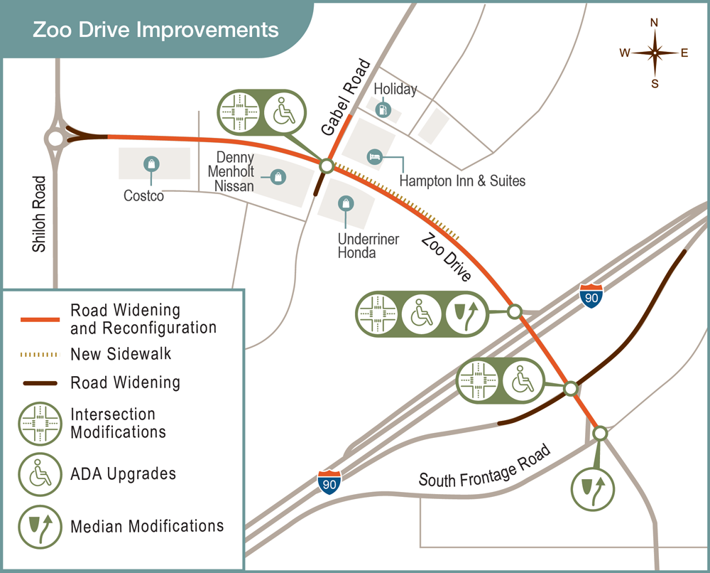 Zoo Drive Improvements | Montana Department of Transportation (MDT)
